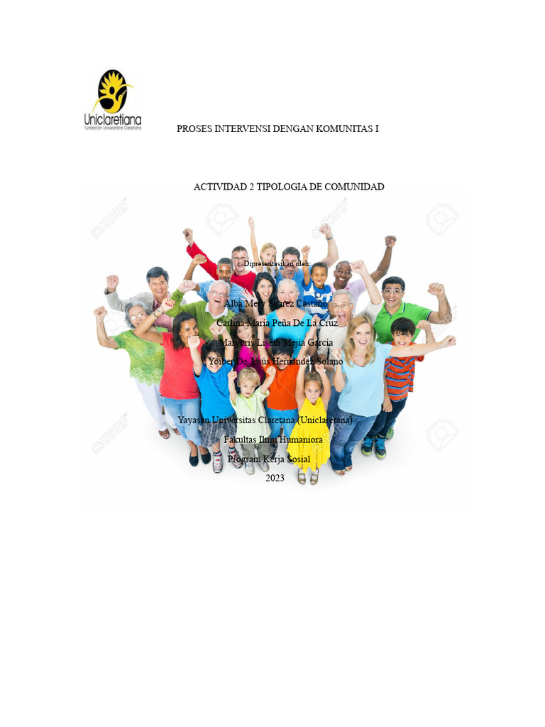 Tipologi Komunitas dalam Pekerjaan Sosial | PDF