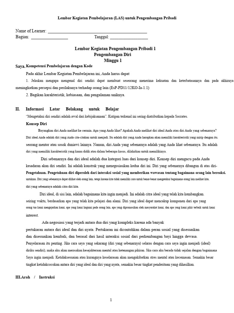 Perdev Las Kuartal 2 Minggu 1 Hingga 3 | PDF