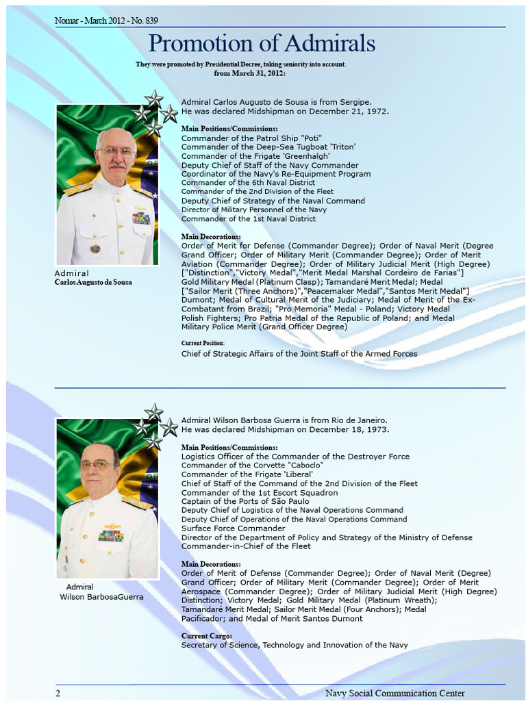March 2012 Naval Promotions Overview | PDF | United States Navy | Navies