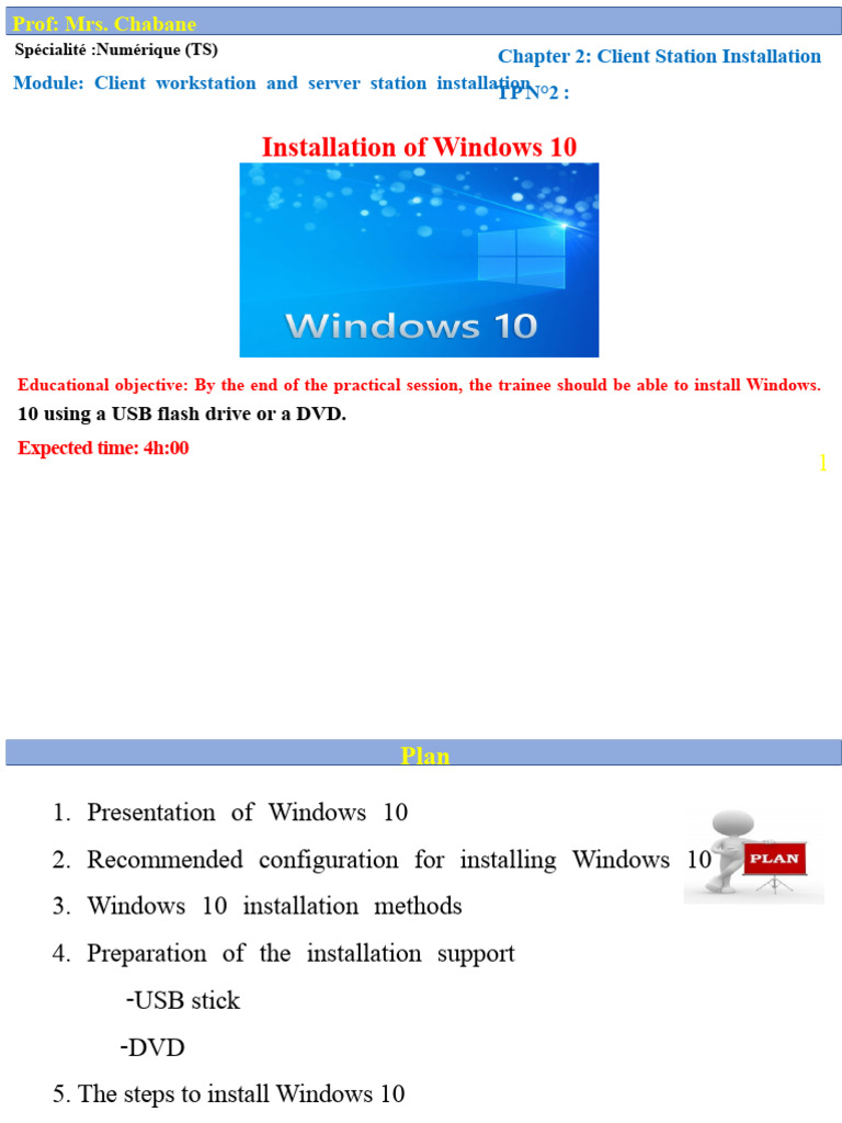 Windows 10 Installation Guide | PDF | Windows 10 | Booting