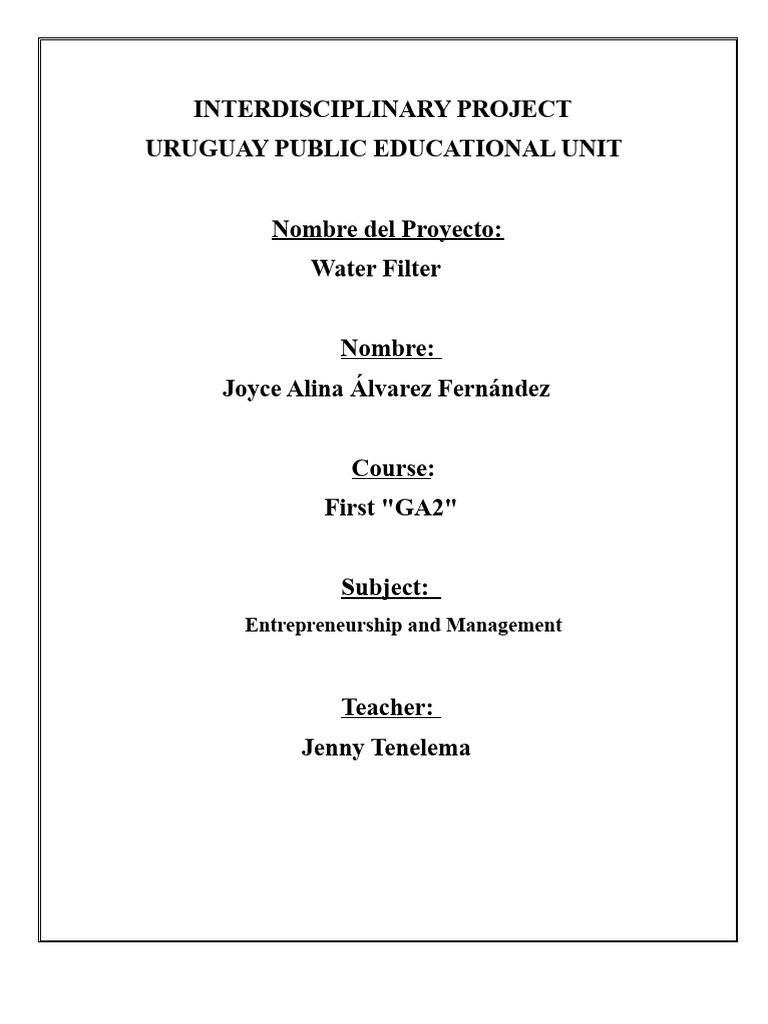 water project | PDF | Water | Water Cycle