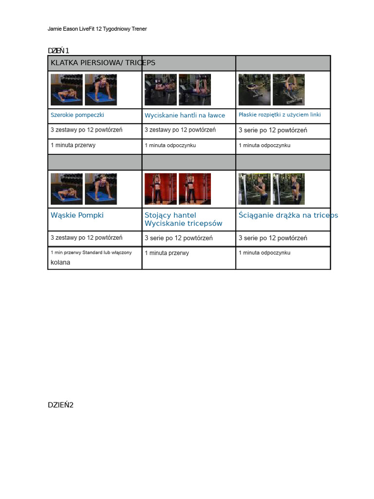 Jamie Eason Livefit Trener | PDF