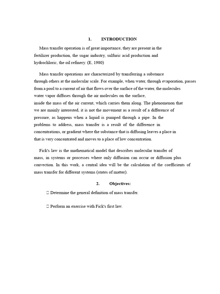 Mass Transfer Operations | PDF | Diffusion | Phase (Matter)