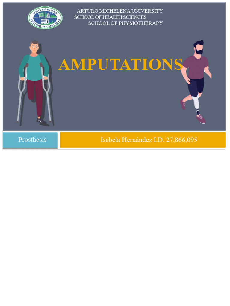 Amputations | PDF | Amputation | Prosthesis