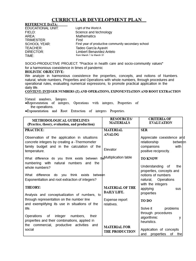 PDC 1C Mathematics | PDF | Exponentiation | Integer