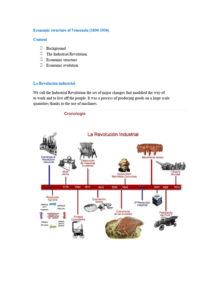 Economic Structure of Venezuela | PDF | Venezuela | Economies