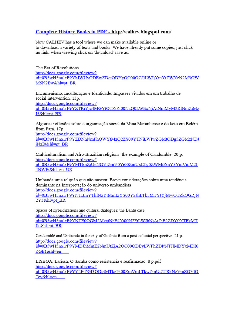 Complete History Books in PDF | PDF