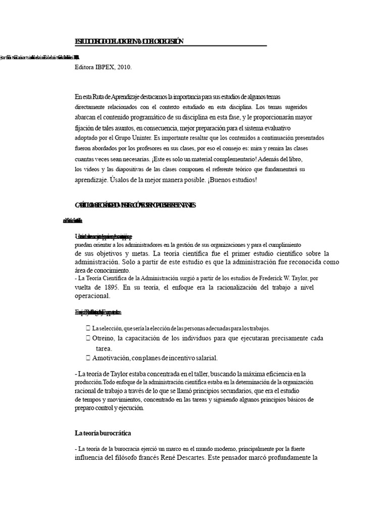 MODELOS DE GESTIÓN - Estudio Dirigido | PDF | Aprendizaje | Liderazgo