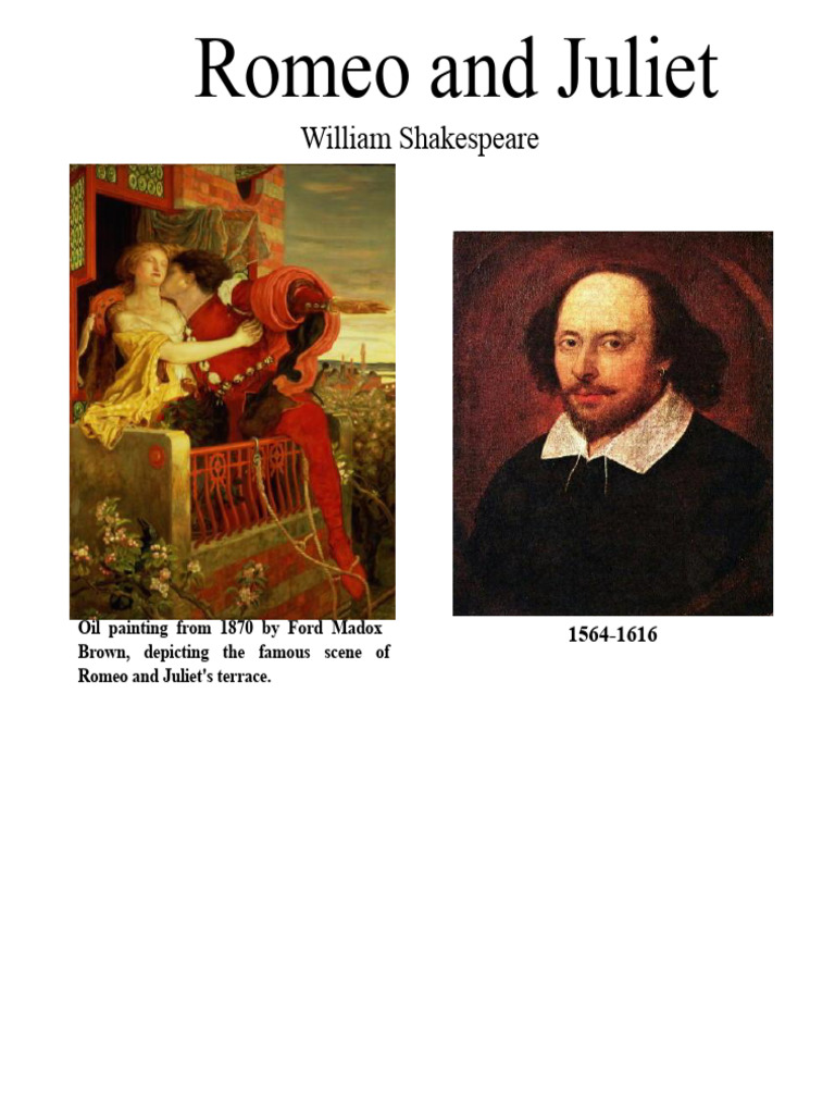William Shakespeare - Romeo and Juliet | PDF | Characters In Romeo And ...