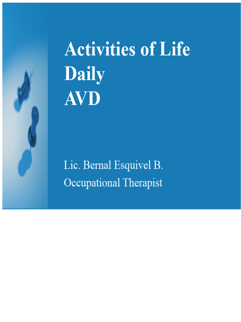 Understanding Activities of Daily Living | PDF | Occupational Therapy ...
