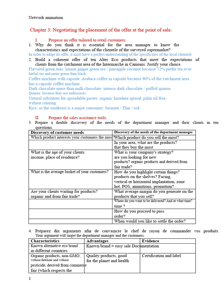 Chapter 3 - Negotiating the implementation of the offer at the point of ...