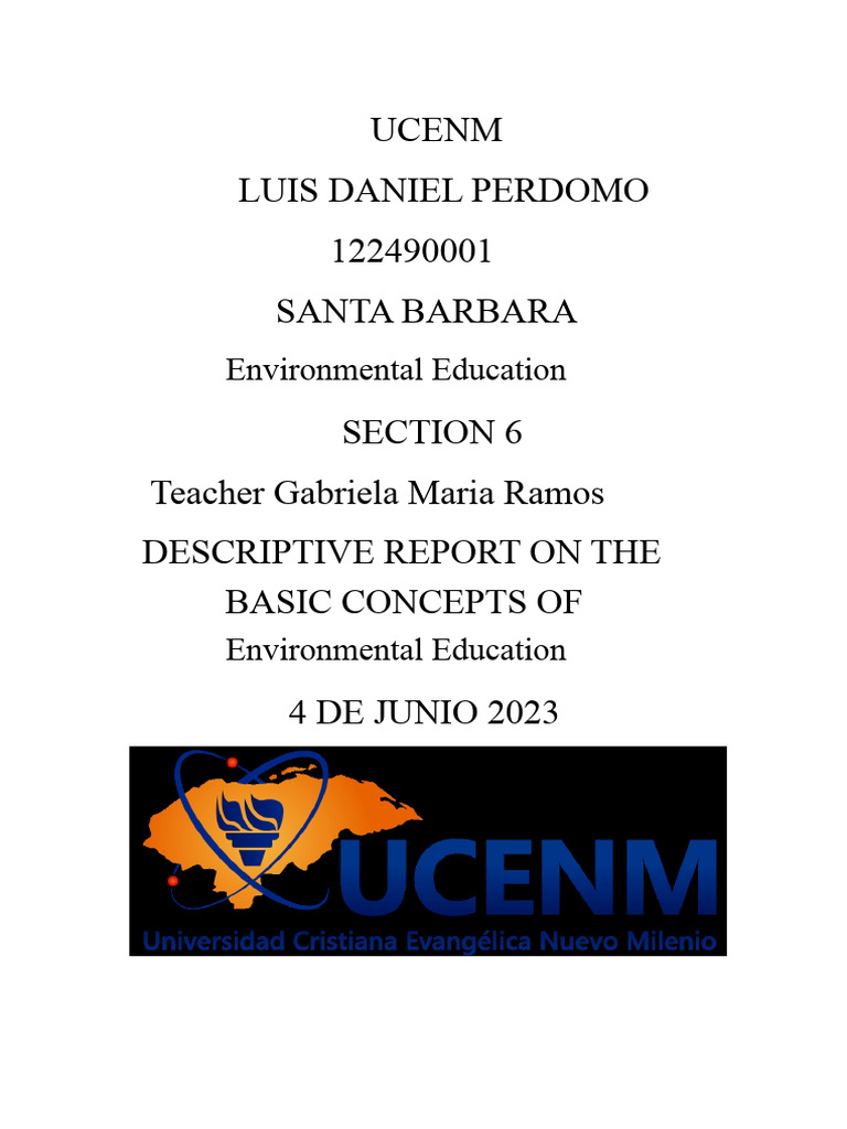 Basic Concepts of Environmental Education | PDF | Ecosystem | Ecology