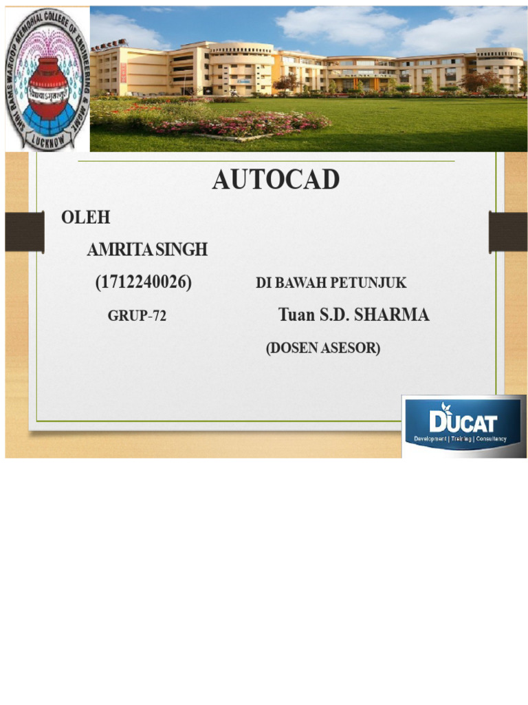 Sejarah dan Penggunaan AutoCAD | PDF