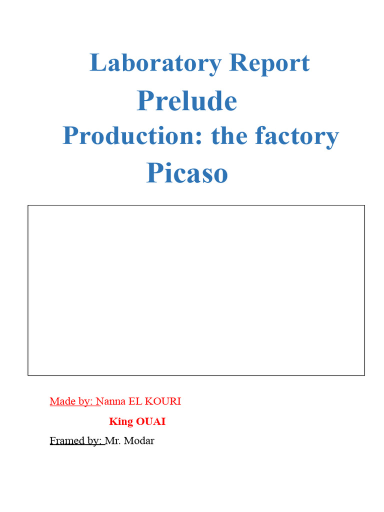 TP Report Prelude Production | PDF