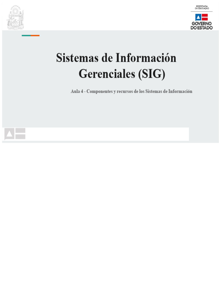Componentes y Actividades de SIG | PDF | Hardware de la computadora ...