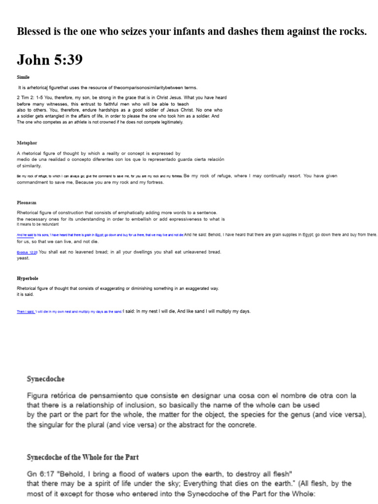 Rhetorical Figures | PDF