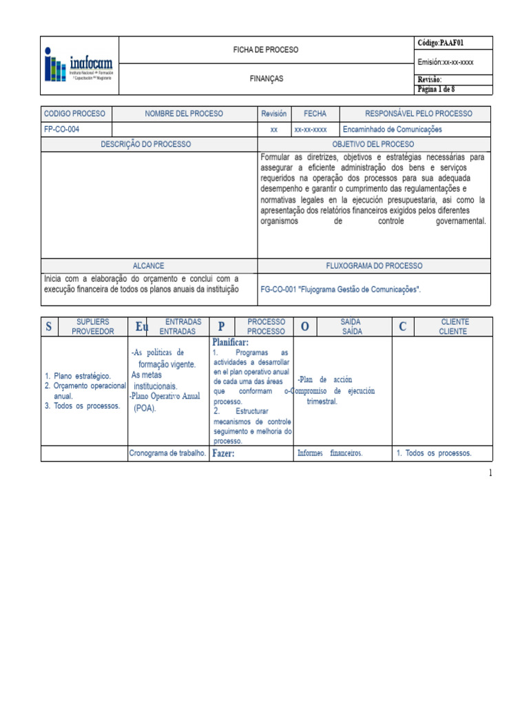 Ficha de Processo Finanças | PDF | Orçamento