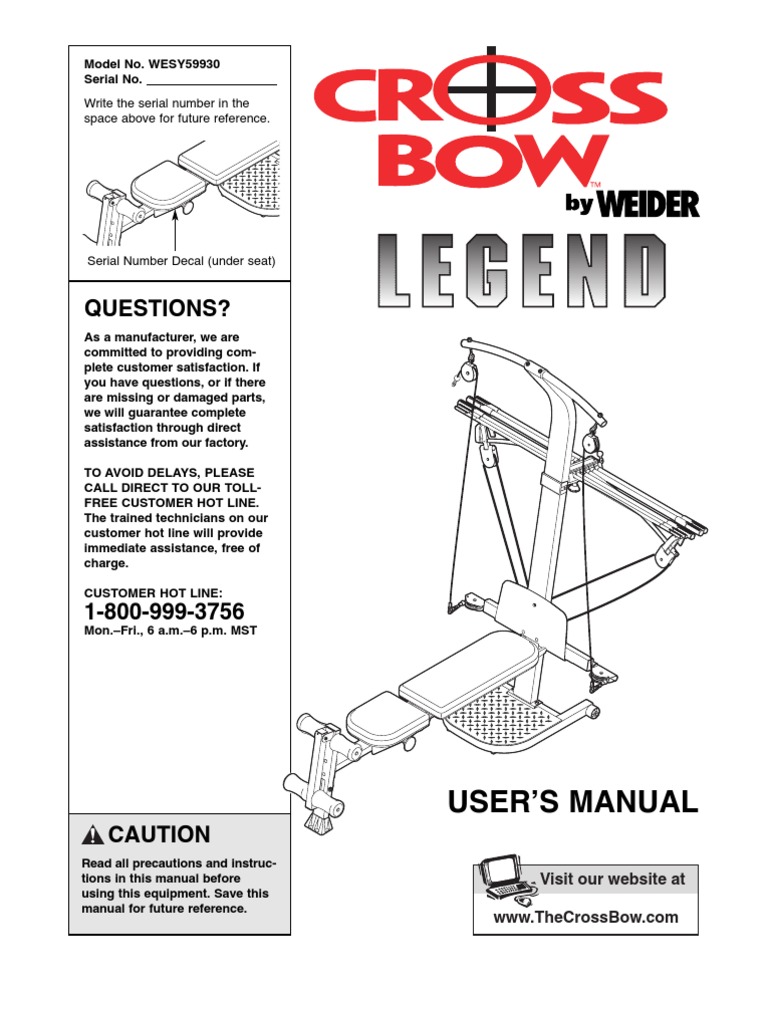 Weider Crossbow | Strength Training | Screw
