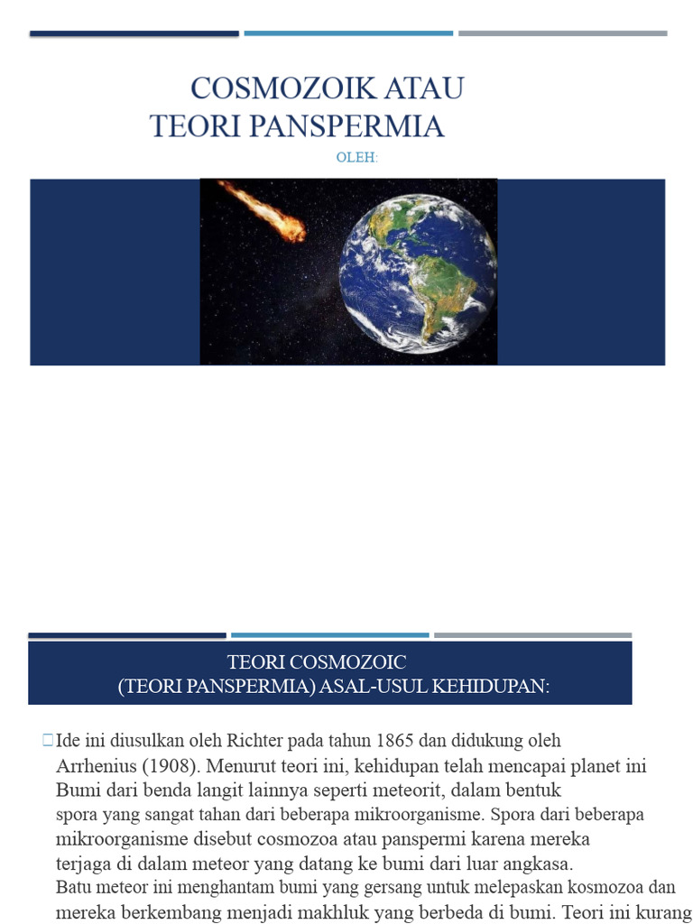 Teori Cosmozoic-Sci-11 | PDF