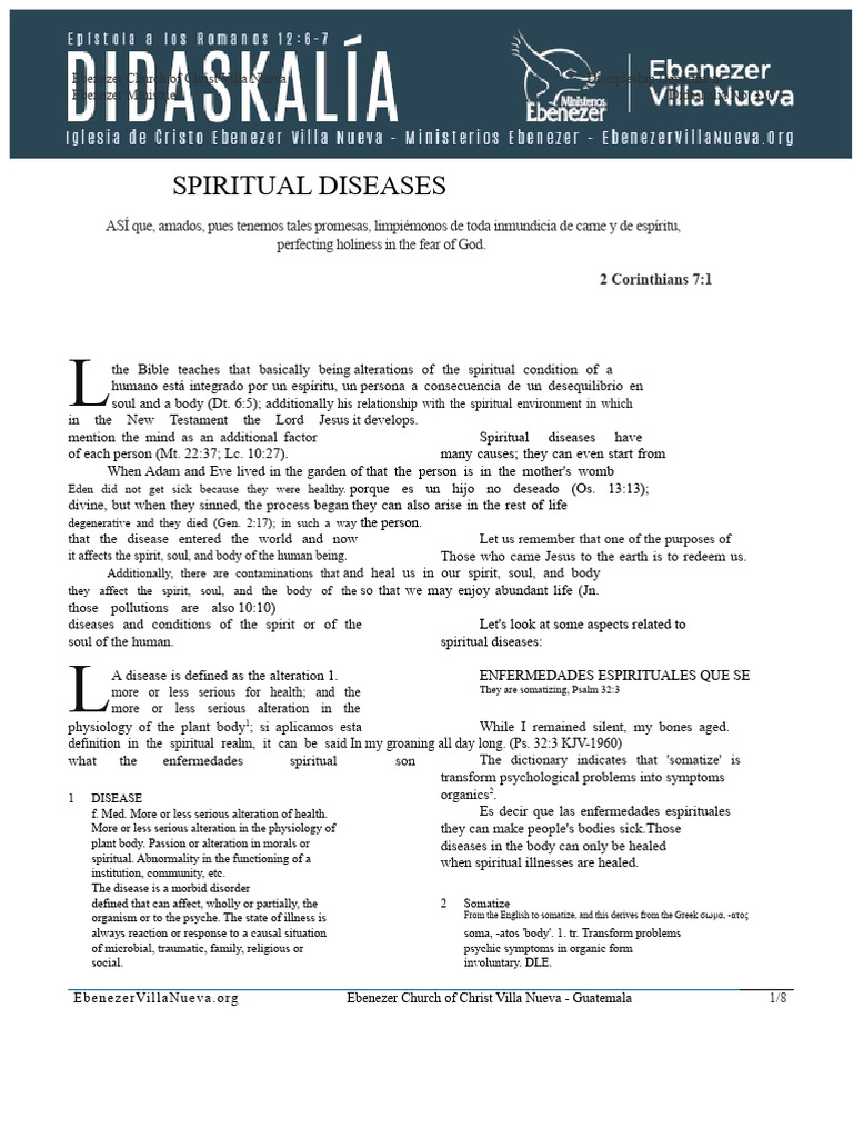 537 126 The Spiritual Diseases | PDF | Jesus | Religious Belief And ...