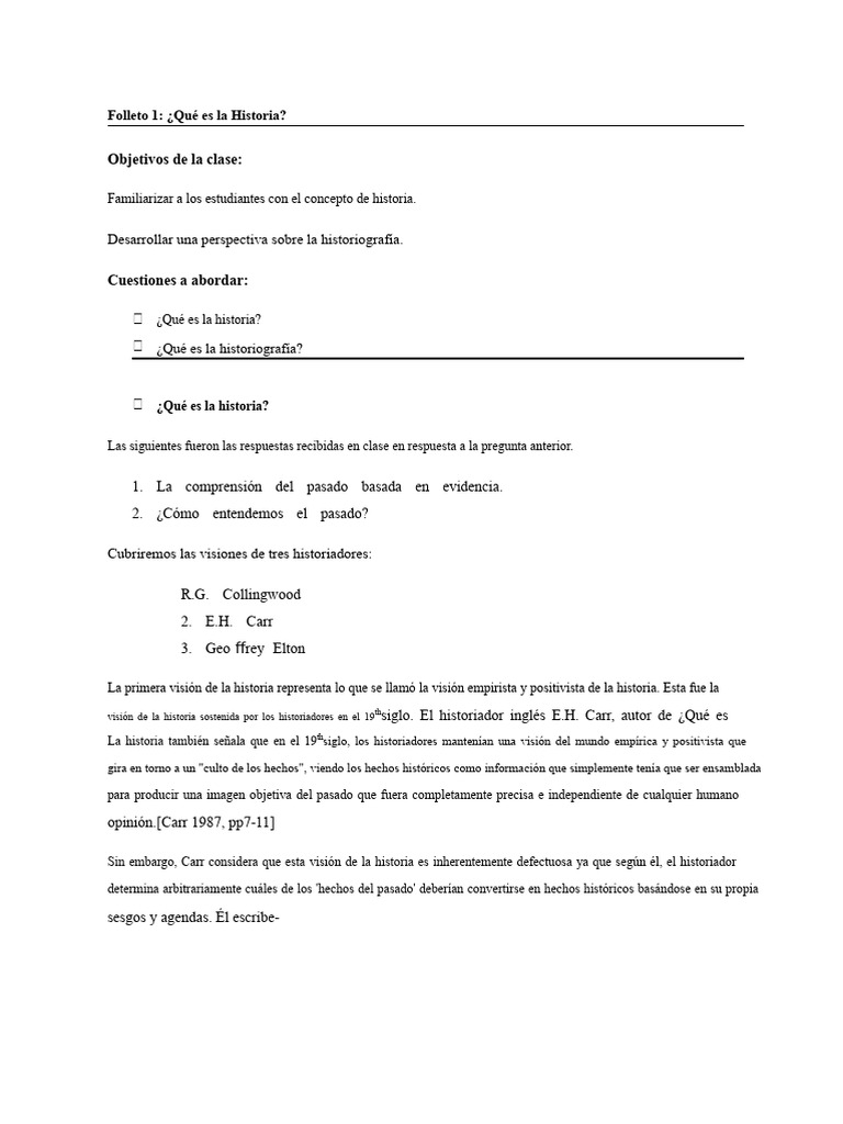 Clase Handout-1 R | PDF | Causalidad | Historiador