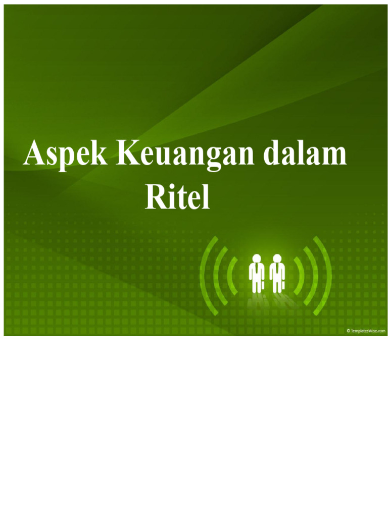 Aspek Keuangan Dalam Ritel Pdf