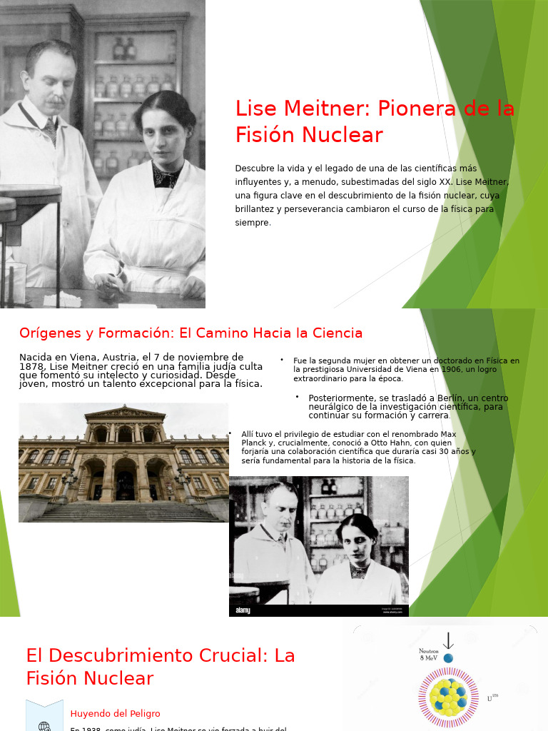 Lise Meitner Pionera de La Fision Nuclear | PDF | Ciencias fisicas ...