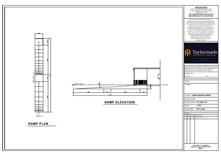 Ramp Design Proposal for Gympie | PDF