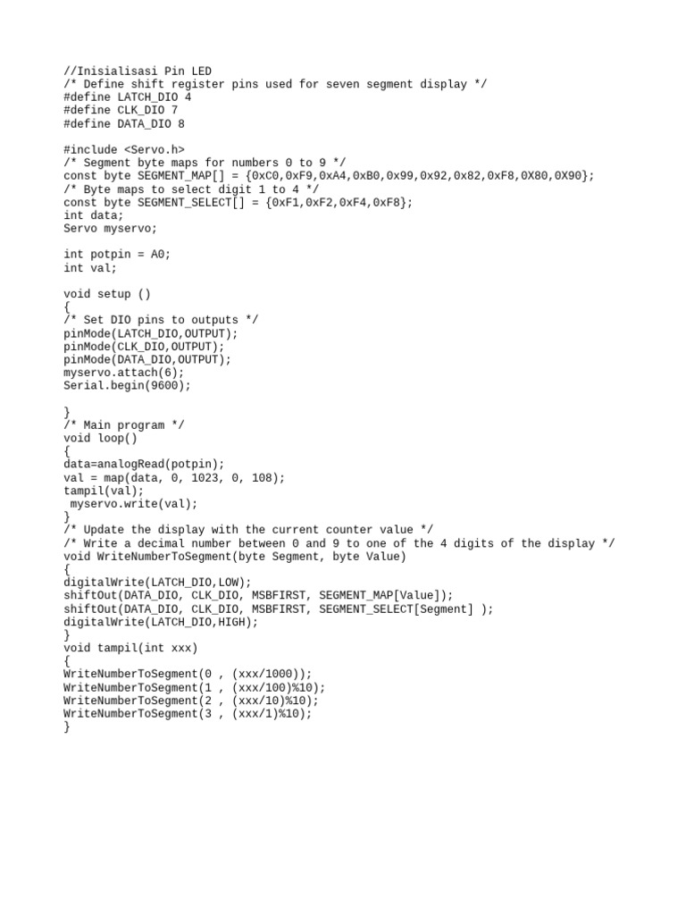 Segmen Display | PDF