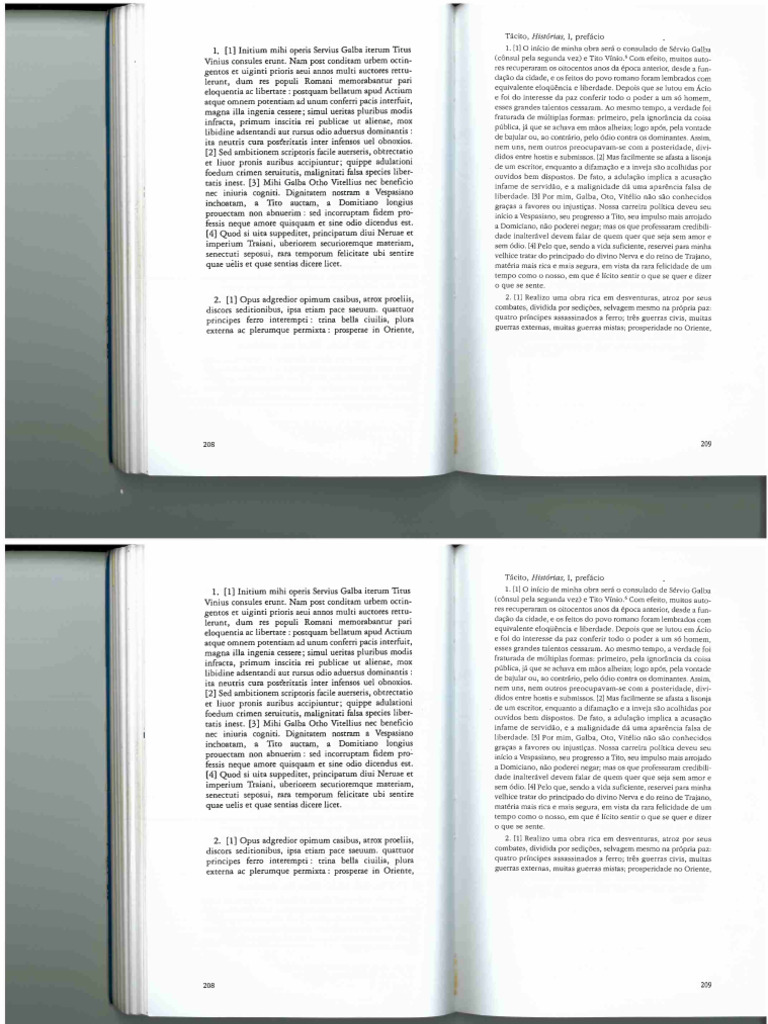 Historiografia Tácito Hist I, 1-4 | PDF | Governo romano antigo ...