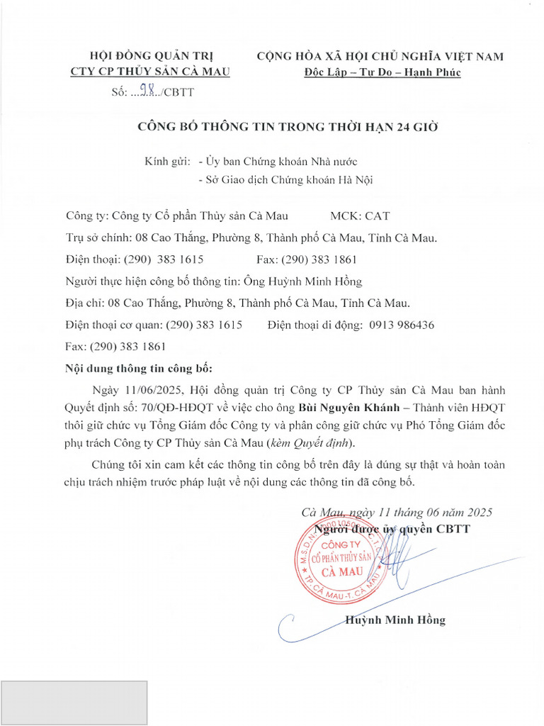 2025_06_11_CBTT98_Quyet_dinh_bo_nhiem_PTGD_BUI_NGUYEN_KHANH_sign | PDF