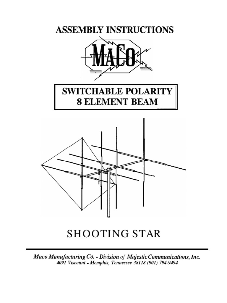 Shooting Star | PDF | Coaxial Cable | Equipment