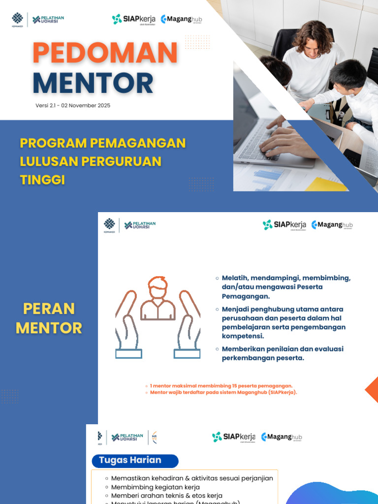 Panduan Mentor Pemagangan 2025 | PDF