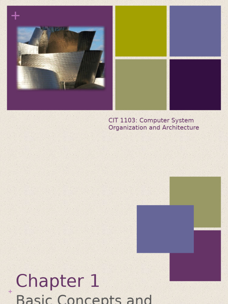 Chapter One Org$Arch | PDF | Central Processing Unit | Microprocessor