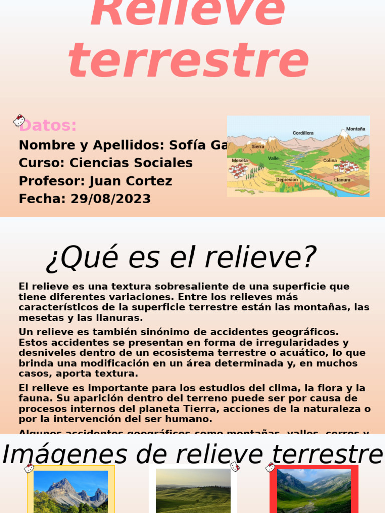 Relieve Terrestre | PDF