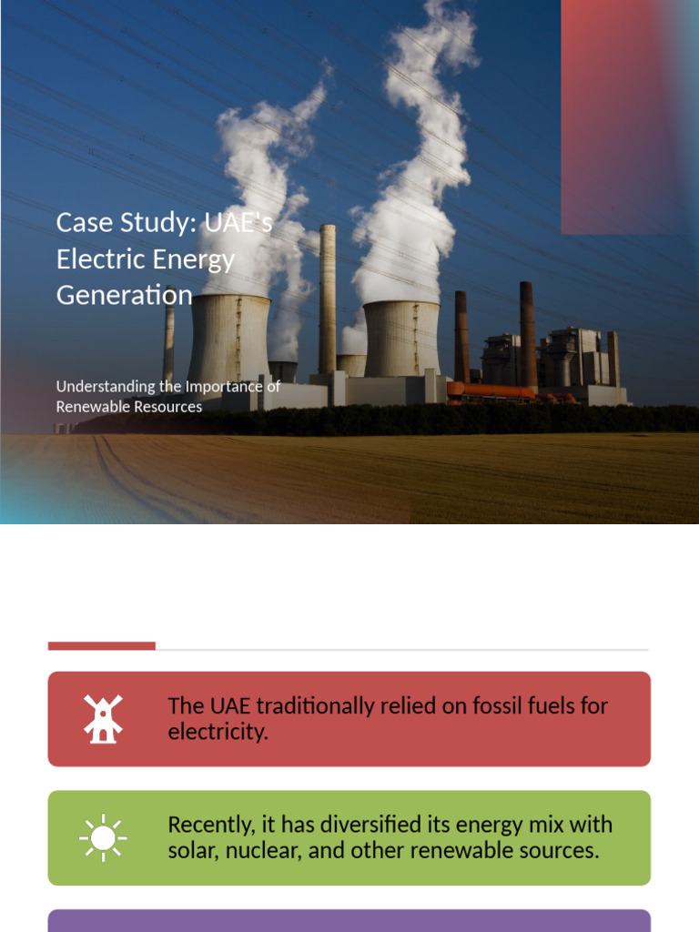 UAE Renewable Energy Case Study | PDF