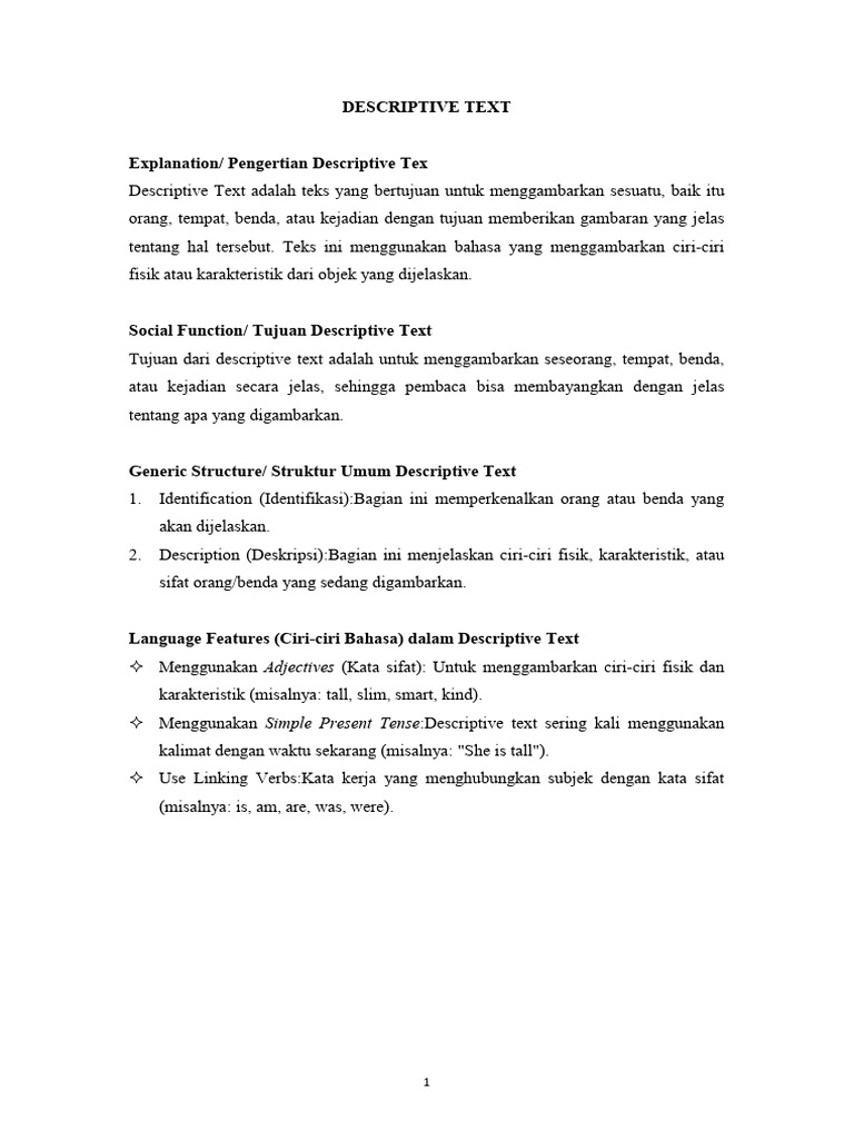 Descriptive Text | PDF | Languages Of Europe | Linguistic Typology