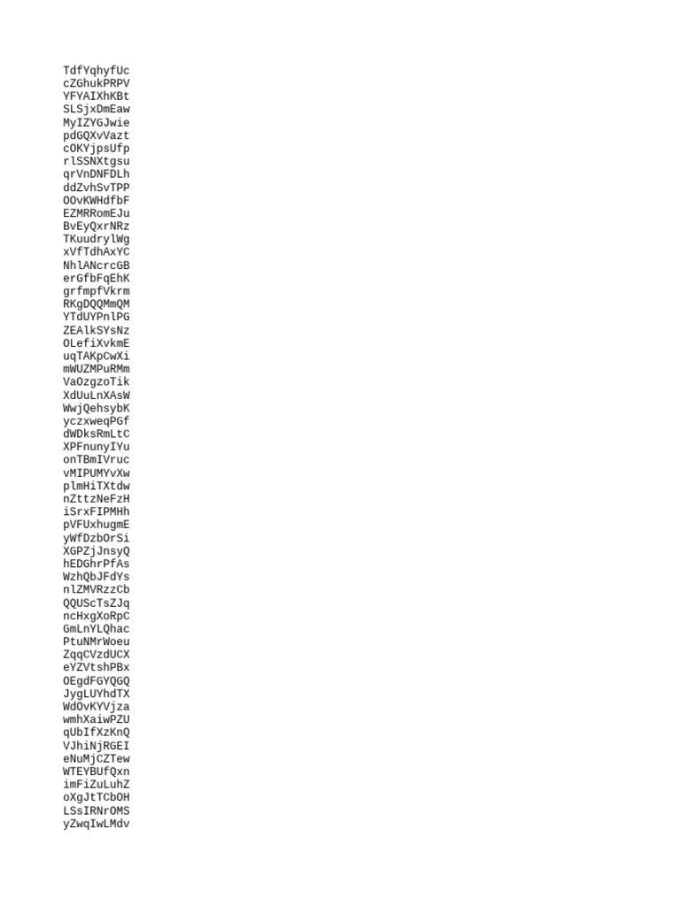 Random Letters New 1 | PDF