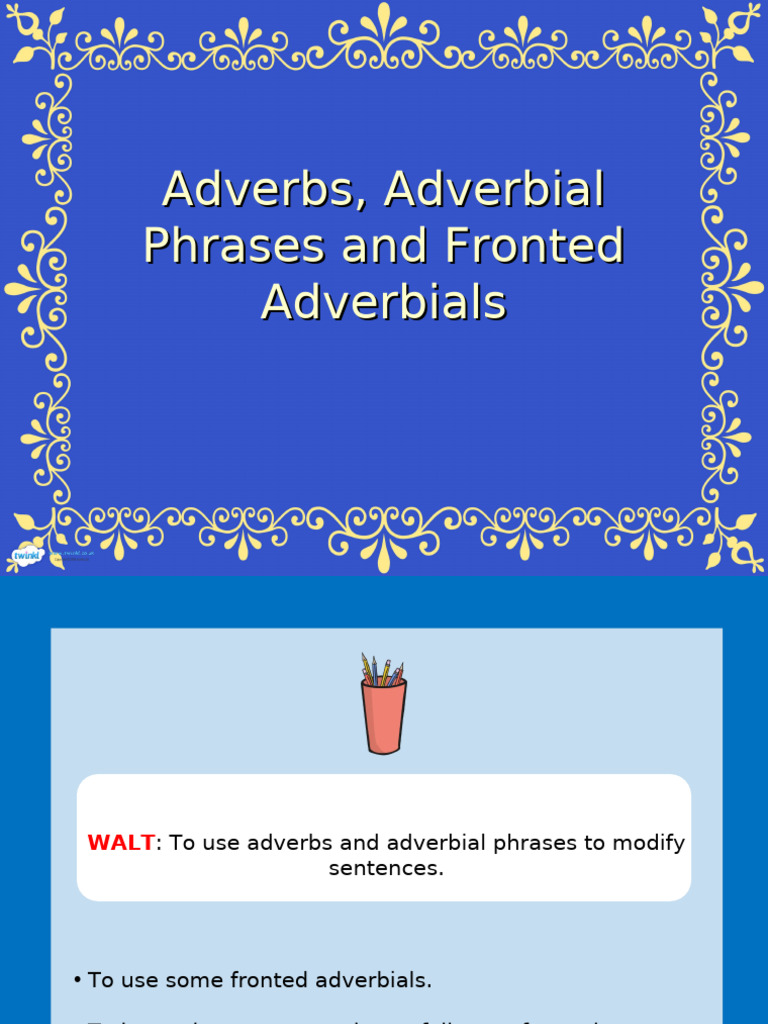 Mastering Adverbs and Phrases | PDF | Adverb | Linguistic Morphology