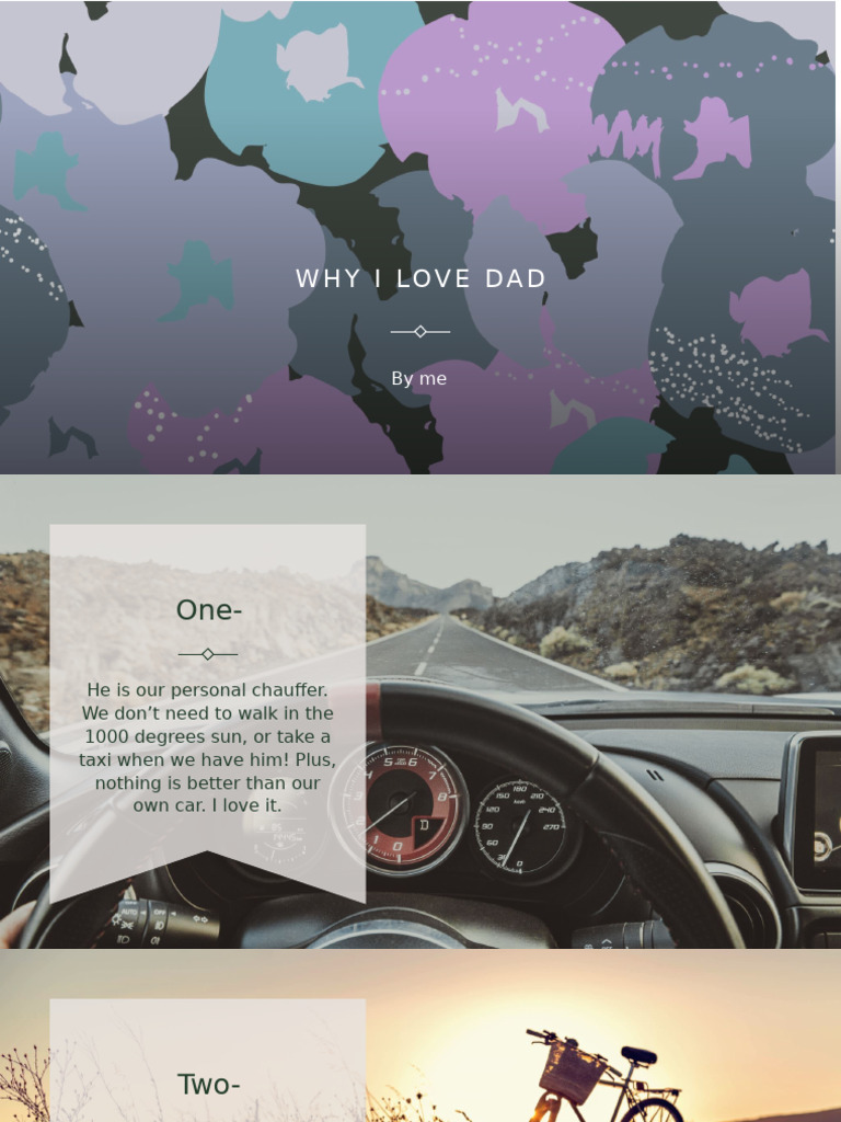Why I Love Dad | PDF