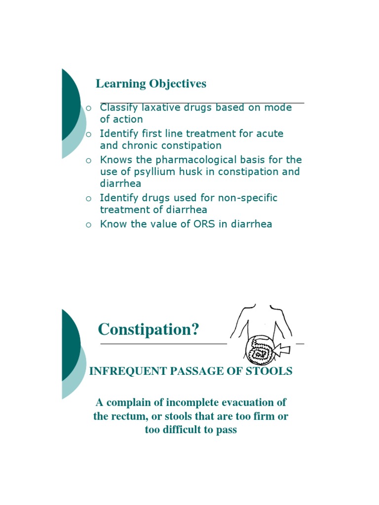Laxatives | PDF | Constipation | Diarrhea