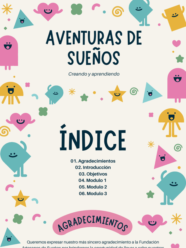 Aventuras de Sueños: Aprendizaje Creativo | PDF | Las emociones ...