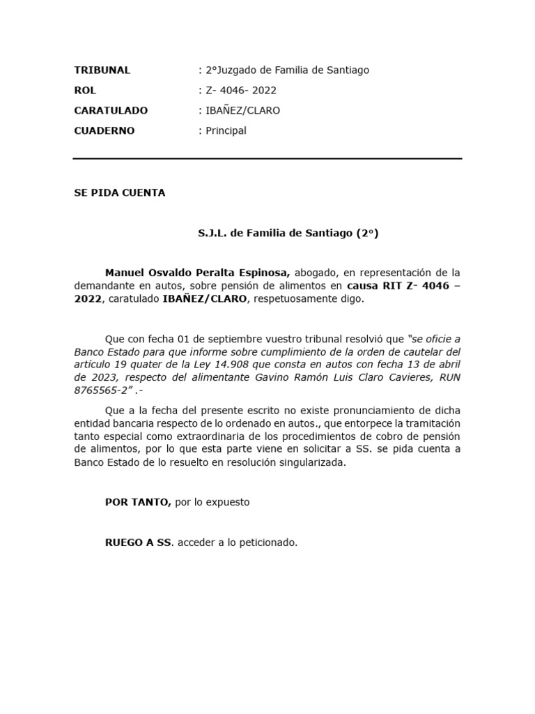 Se Pida Cuenta Bcoestado. | PDF