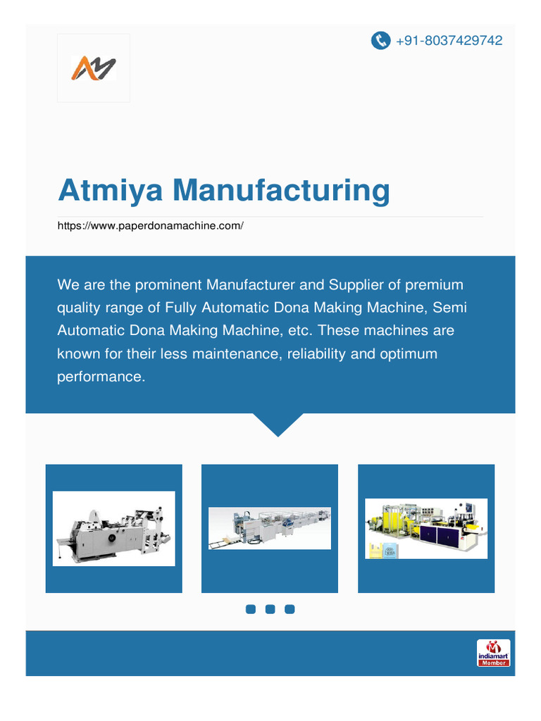Atmiya Manufacturing | PDF | Lamination | Paper