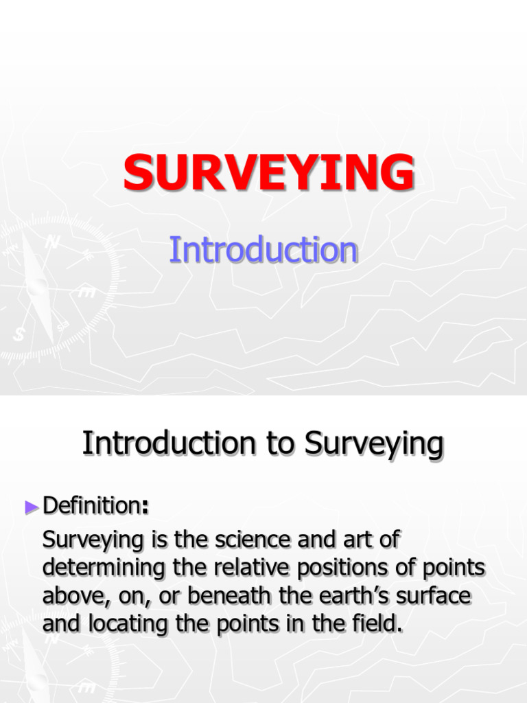 Comprehensive Guide to Surveying Techniques | PDF | Surveying