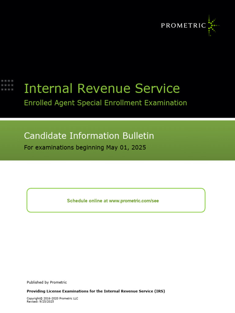 Enrolled Agent Exam Candidate Guide | PDF | Identity Document ...