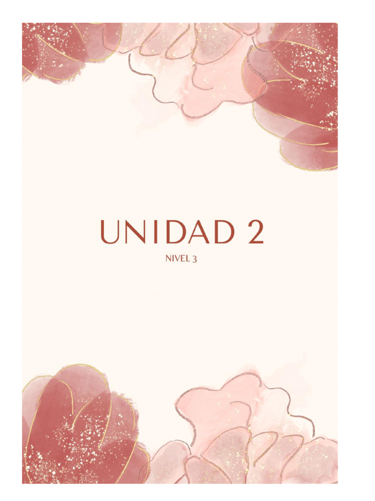 Nivel 3 Unidad 2 | PDF