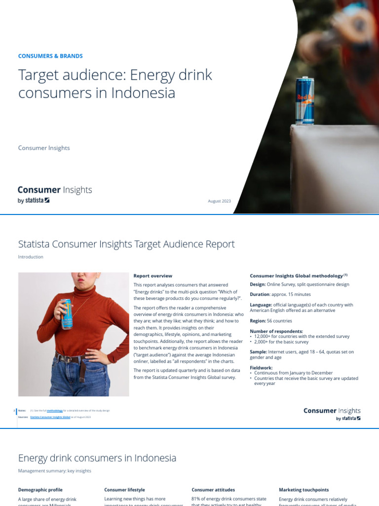 Energy Drink Consumer Insights Indonesia | PDF | Cost Of Living ...