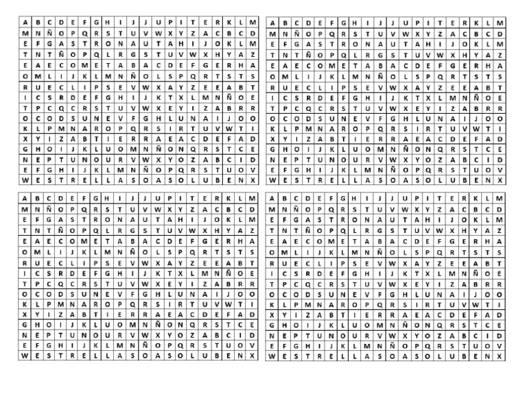 Sopa de Letras El Universo | PDF
