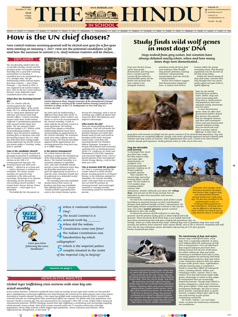 UN Chief Selection Process Explained | PDF | Dogs | Evolution